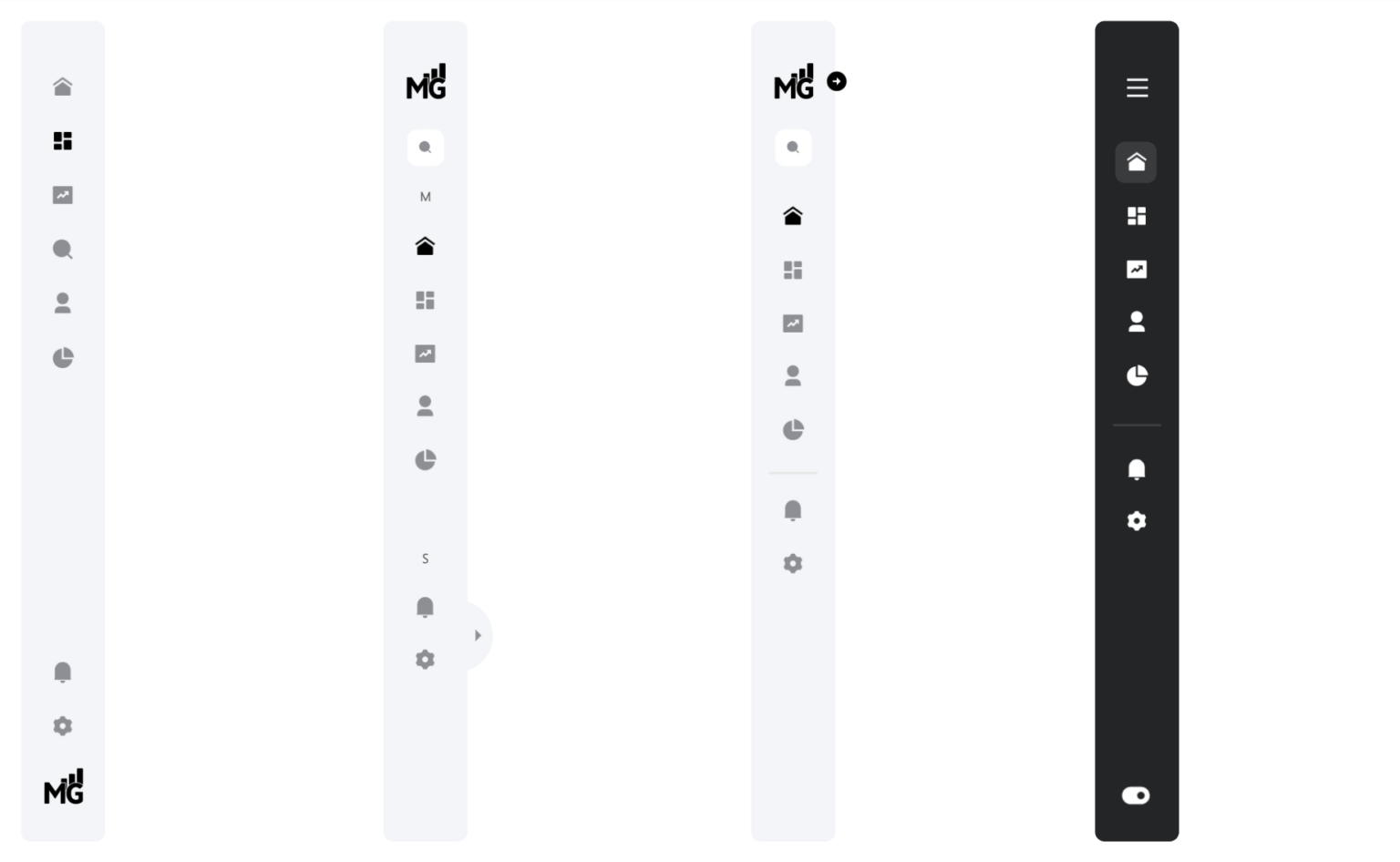Sleek Nav Menu Power BI Template