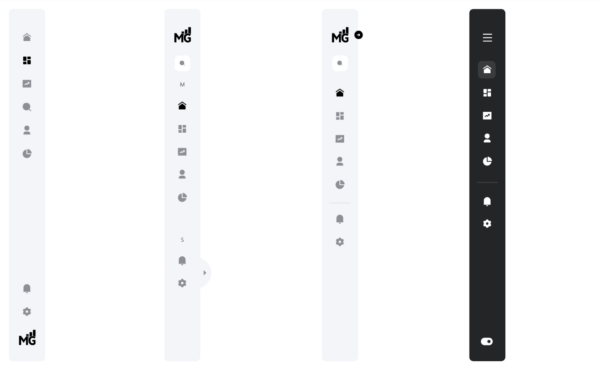 Sleek Nav Menu Power BI Template