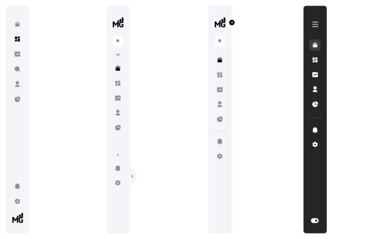 Sleek Nav Menu Power BI Template