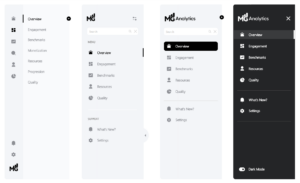 Sleek Nav Menu Power BI Template
